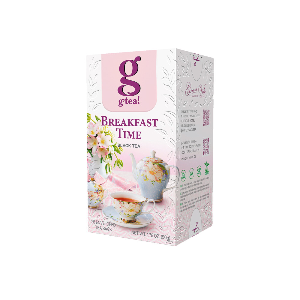 Black tea g’tea! Breakfast Time, 25 pcs.