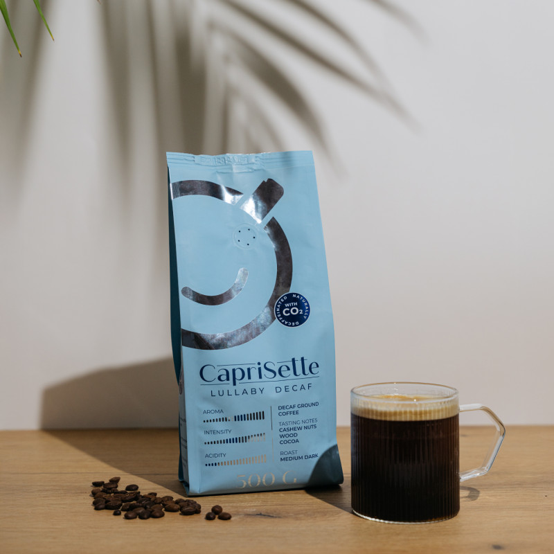 Decaf ground coffee Caprisette Lullaby Decaf, 500 g