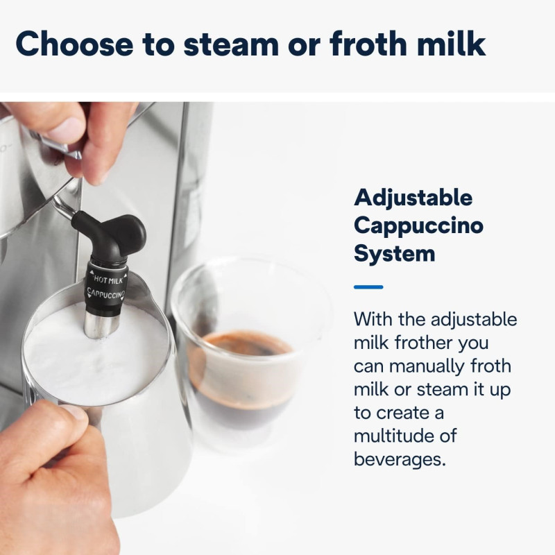 DeLonghi Dedica Style EC 685.M Espresso Coffee Machine - Metal