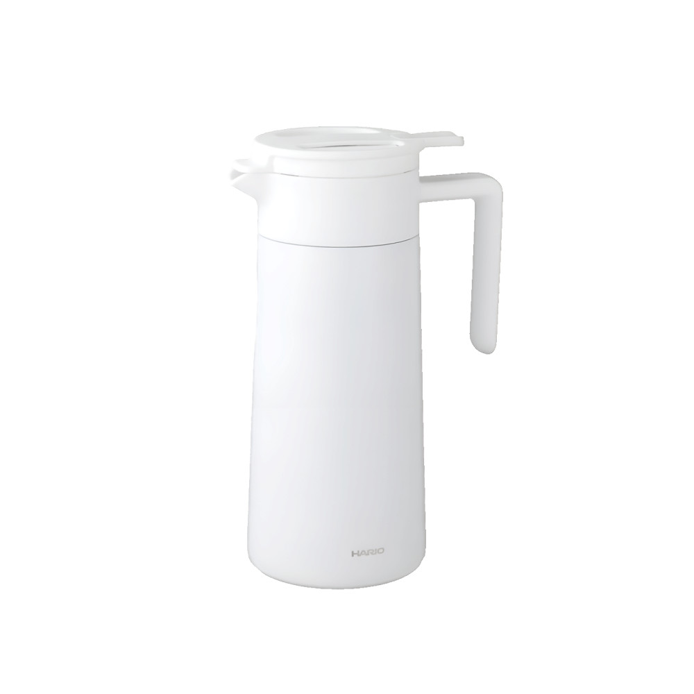 Hario double-wall thermal pot with a ceramic coating, 800 ml – White