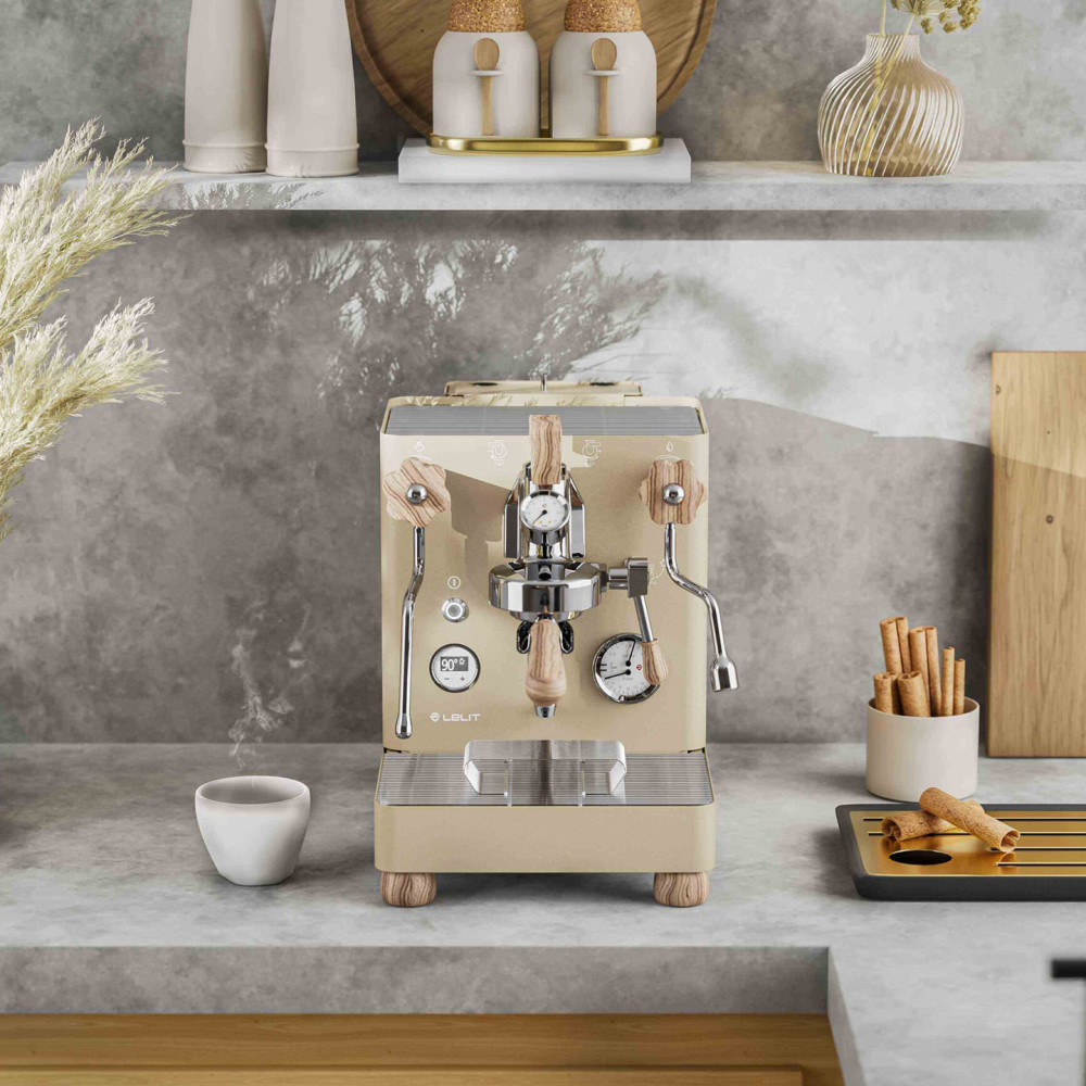 Lelit Bianca PL162T Limited Edition Dual Boiler Espresso Machine- Gold ...