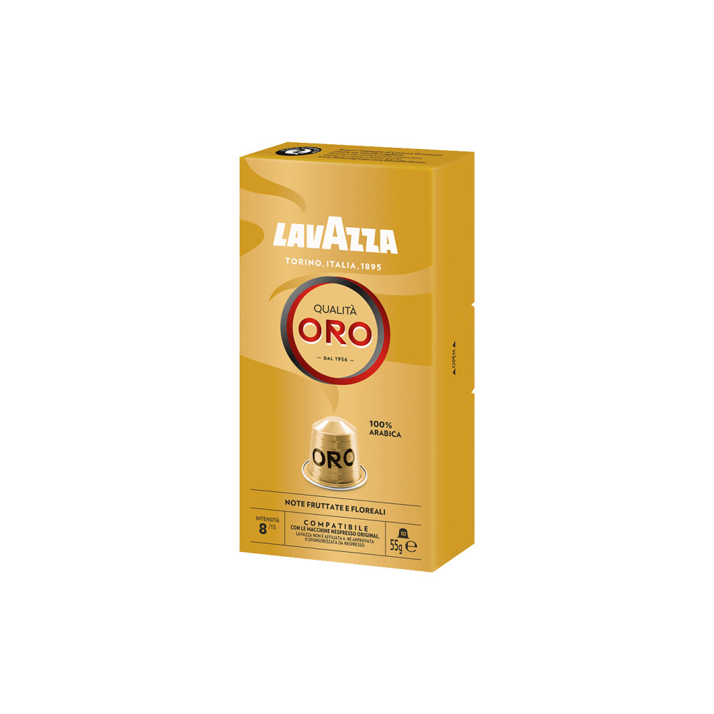 Kaffekapslar för Nespresso® maskiner Lavazza Qualita Oro, 10 st.