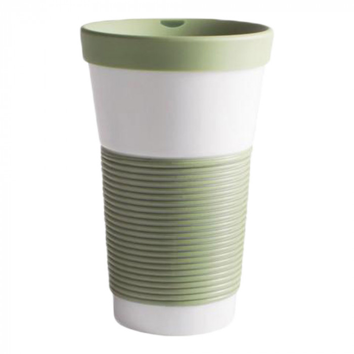 Mug with a lid Kahla Cupit To Go Fresh Herbs, 470 ml - Coffee Friend