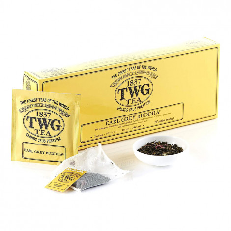 Žalioji arbata TWG Tea Earl Grey Buddha, 15 vnt. - Kavos Draugas