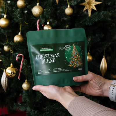 Limited-edition festive ground coffee Christmas Blend, 250 g