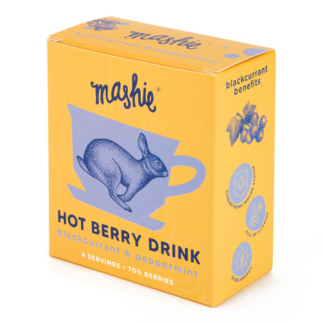 Juodųjų serbentų su pipirmėte tyrė MASHIE Original by Nordic Berry, 4 ...