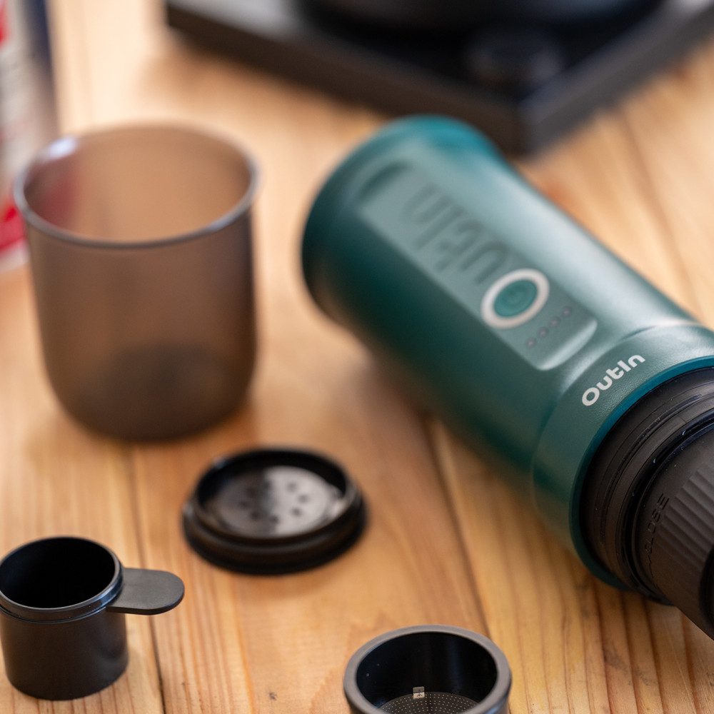 OutIn Nano Portable Espresso Machine - Teal