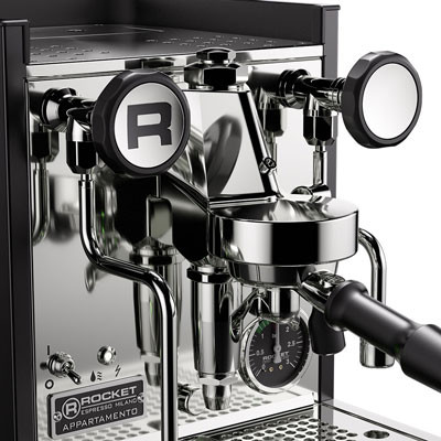 Coffee machine Rocket Espresso Appartamento TCA Black/Copper - Coffee ...