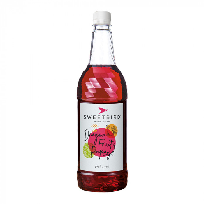 Syrup Sweetbird Dragon Fruit & Papaya, 1 l - Coffee Friend