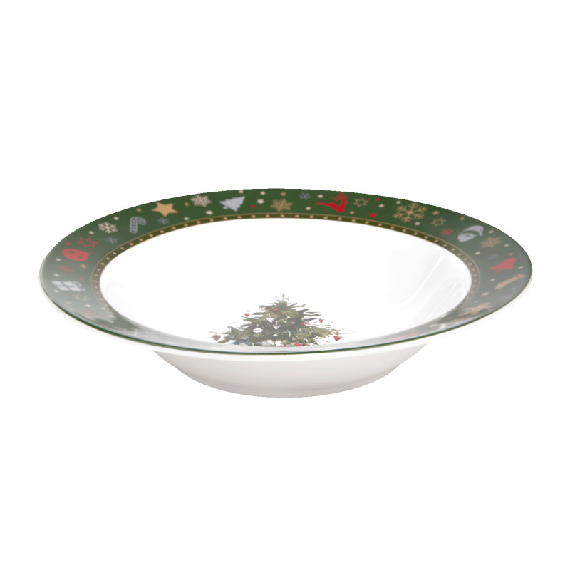 Lėkštė Homla KALVEN Deep Green, 22 cm