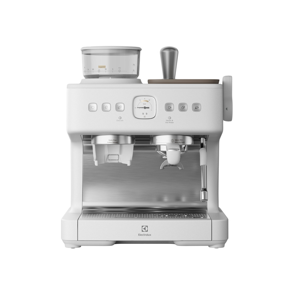 Electrolux E8EC1-8SW pusiau automatinis kavos aparatas su malūnėliu ...