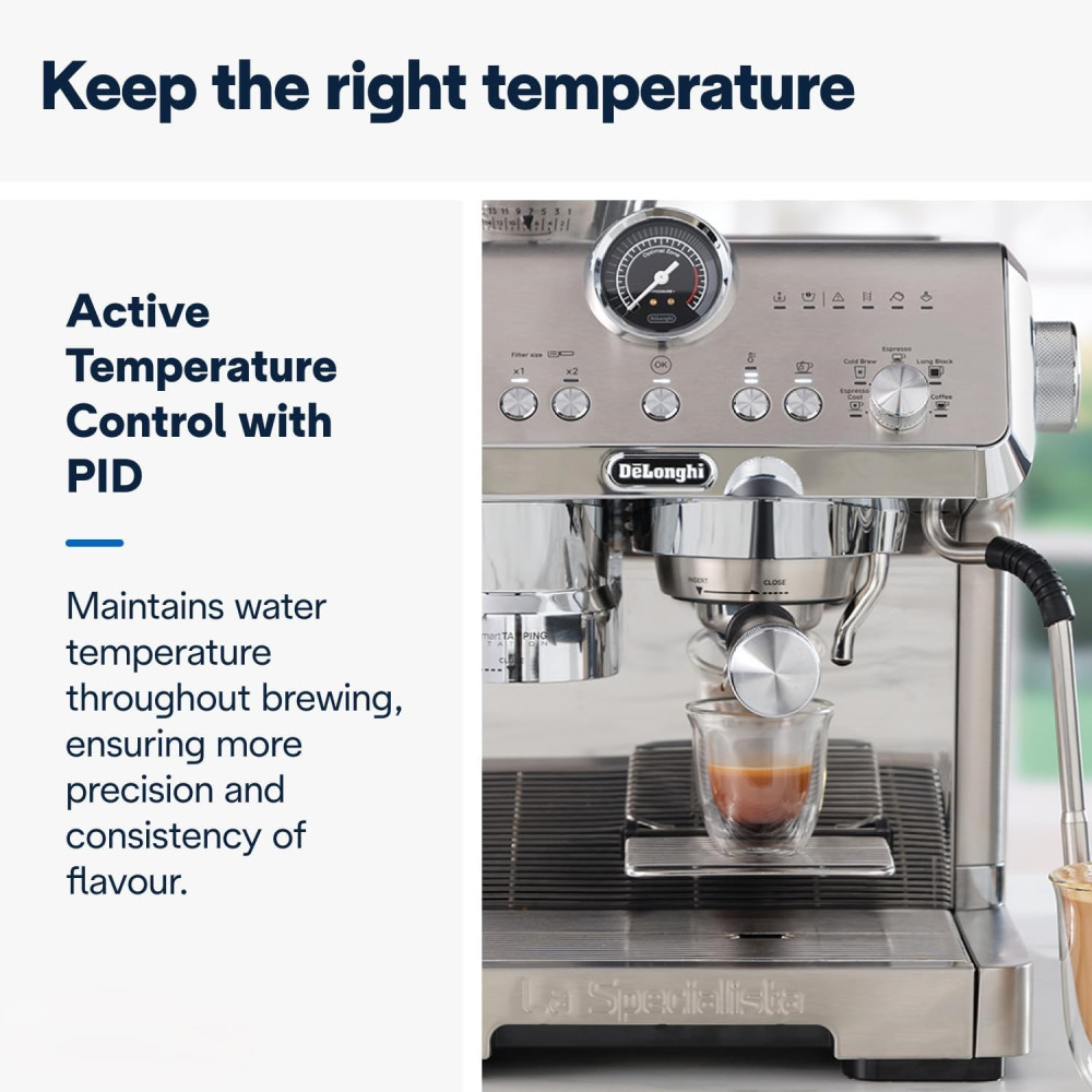 DeLonghi La Specialista Opera EC9555.M Espresso Coffee Machine - Metal ...