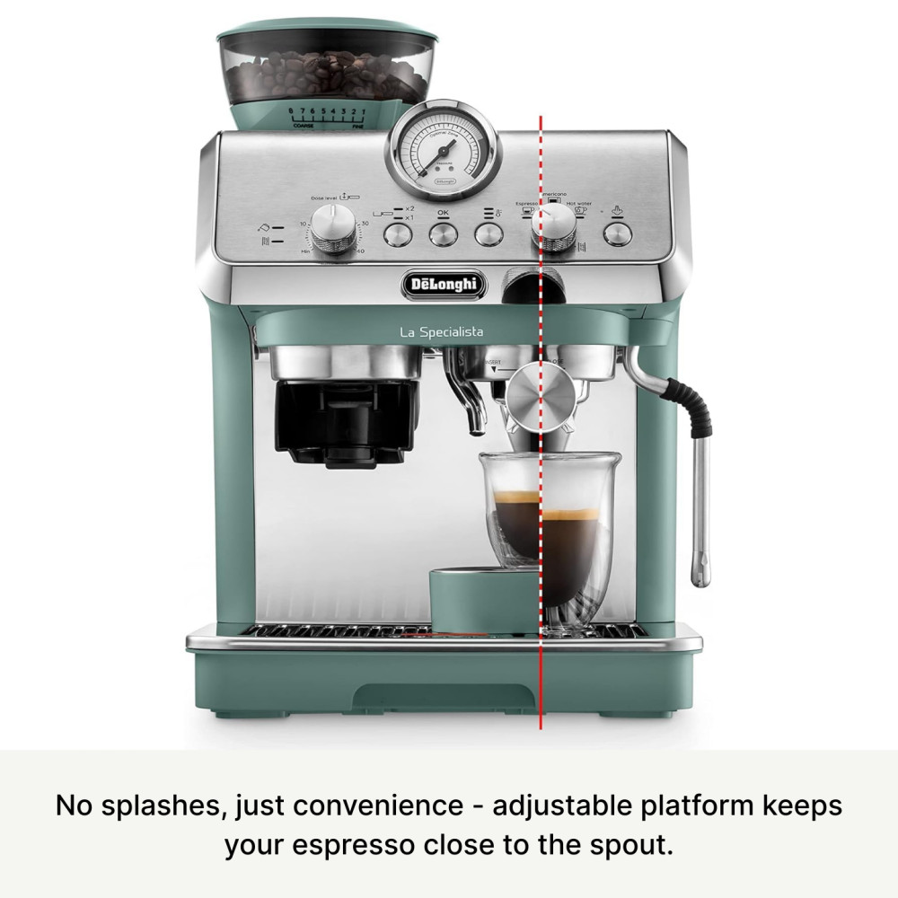 DeLonghi La Specialista Arte EC9155.GR Espresso Coffee Machine - Green