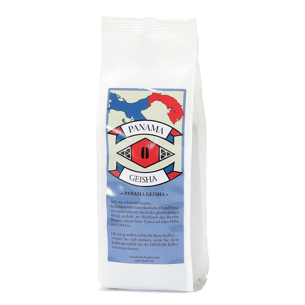 Kaffeebohnen Dinzler Kaffeerösterei Kaffee Panama Geisha, 250 g