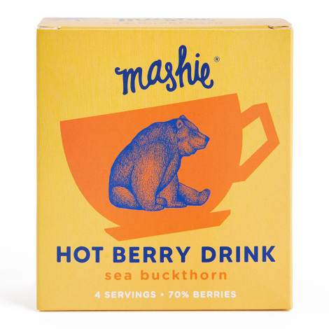 Šaltalankių uogų tyrė MASHIE Original by Nordic Berry, 4 porcijos ...