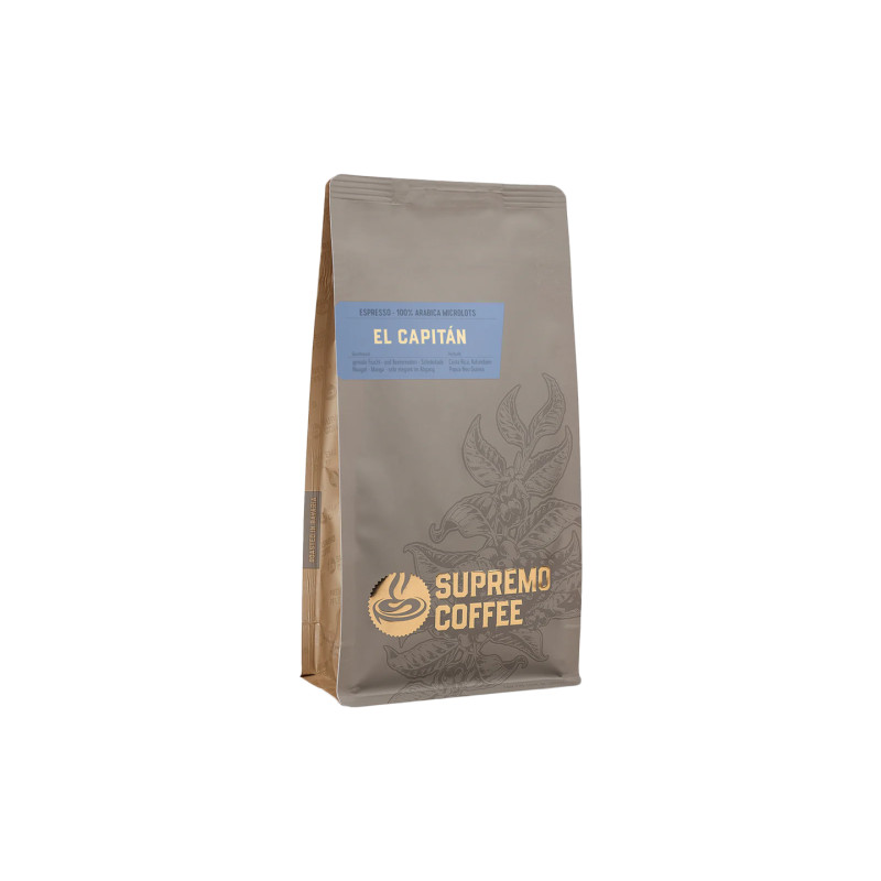 Kaffeebohnen Supremo Coffee El Capitán Espresso, 250 g