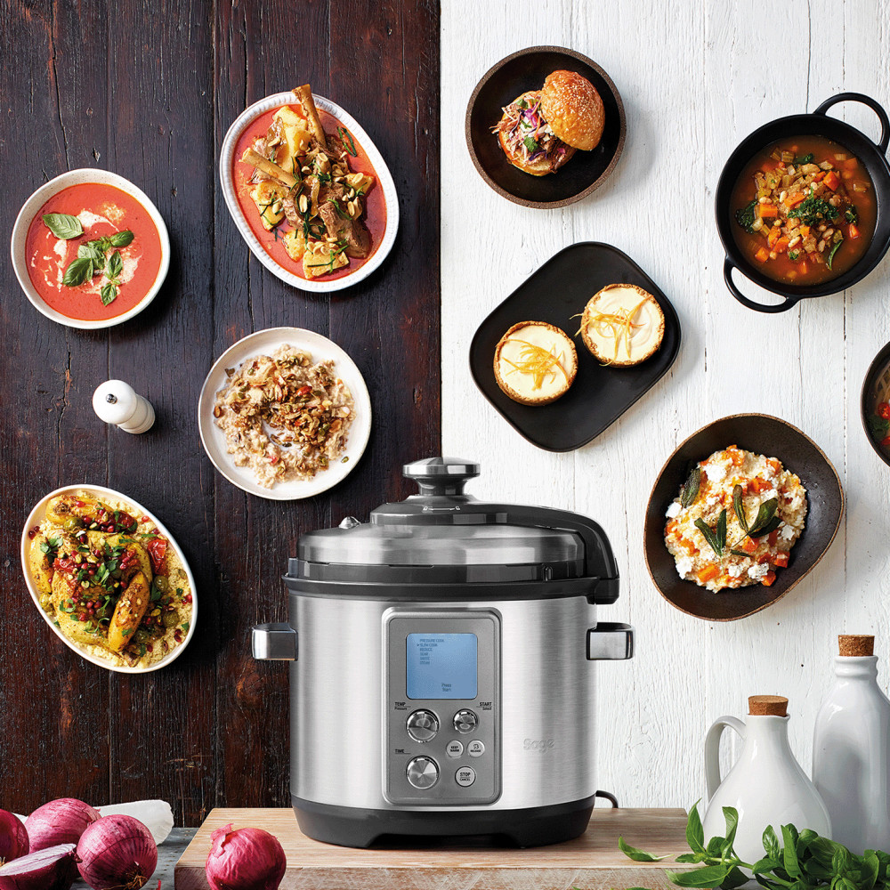 Sage the Fast Slow Pro™ BPR700BSSUK Multi Cooker - Brushed St. Steel