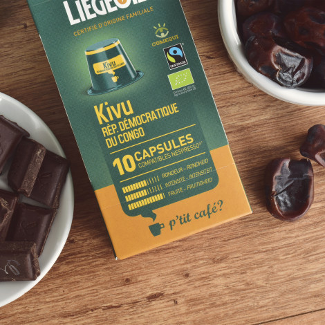 Coffee capsules set Café Liégeois "Kivu", 3 x 10 pcs. - Coffee Friend