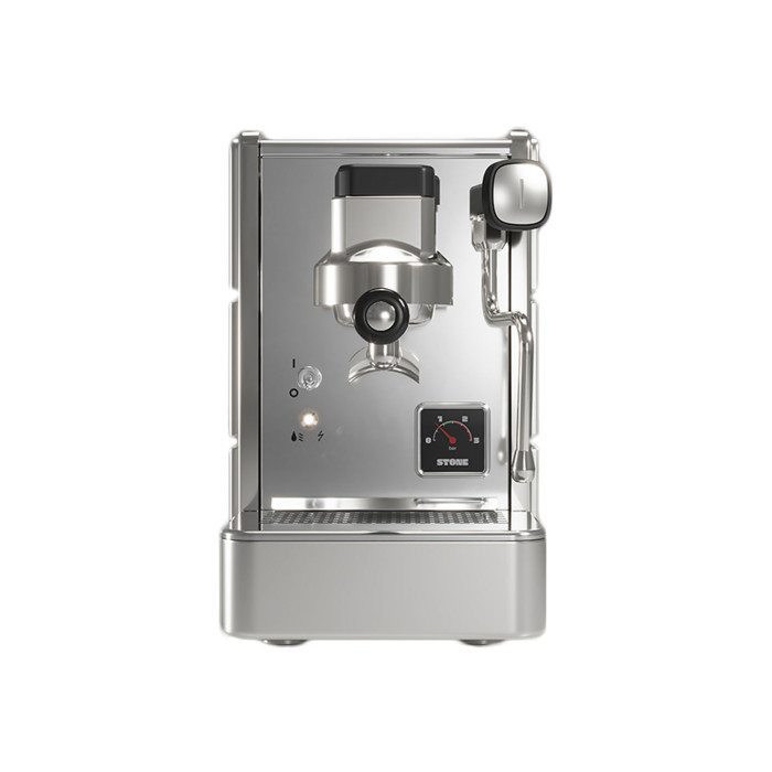 Stone Espresso Mine Premium Coffee Machine - Chrome Satin - Coffee Friend