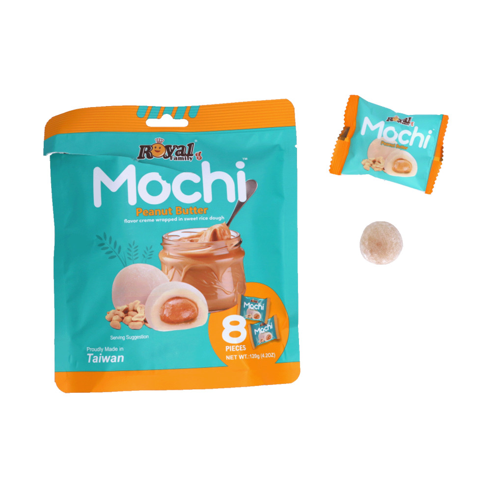 Jaapani magustoit mochi Royal Family Peanut Butter, 8 tk. (120 g)