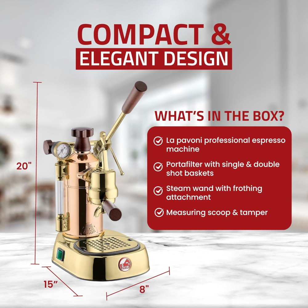 La Pavoni Professional Manual-lever espresso machine