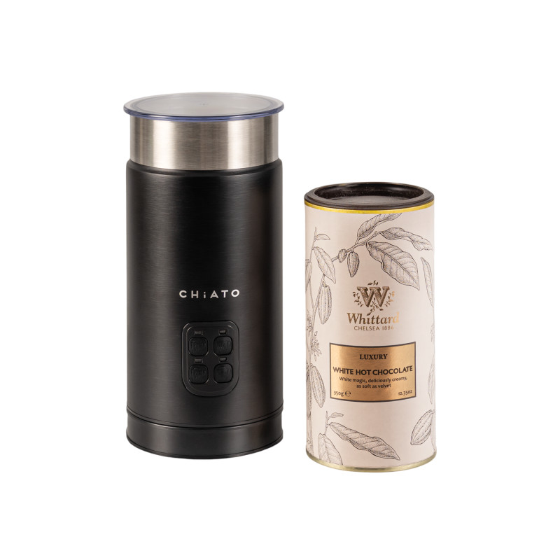 CHiATO milkPLAY Milchaufschäumer und Whittard of Chelsea Luxury White ...