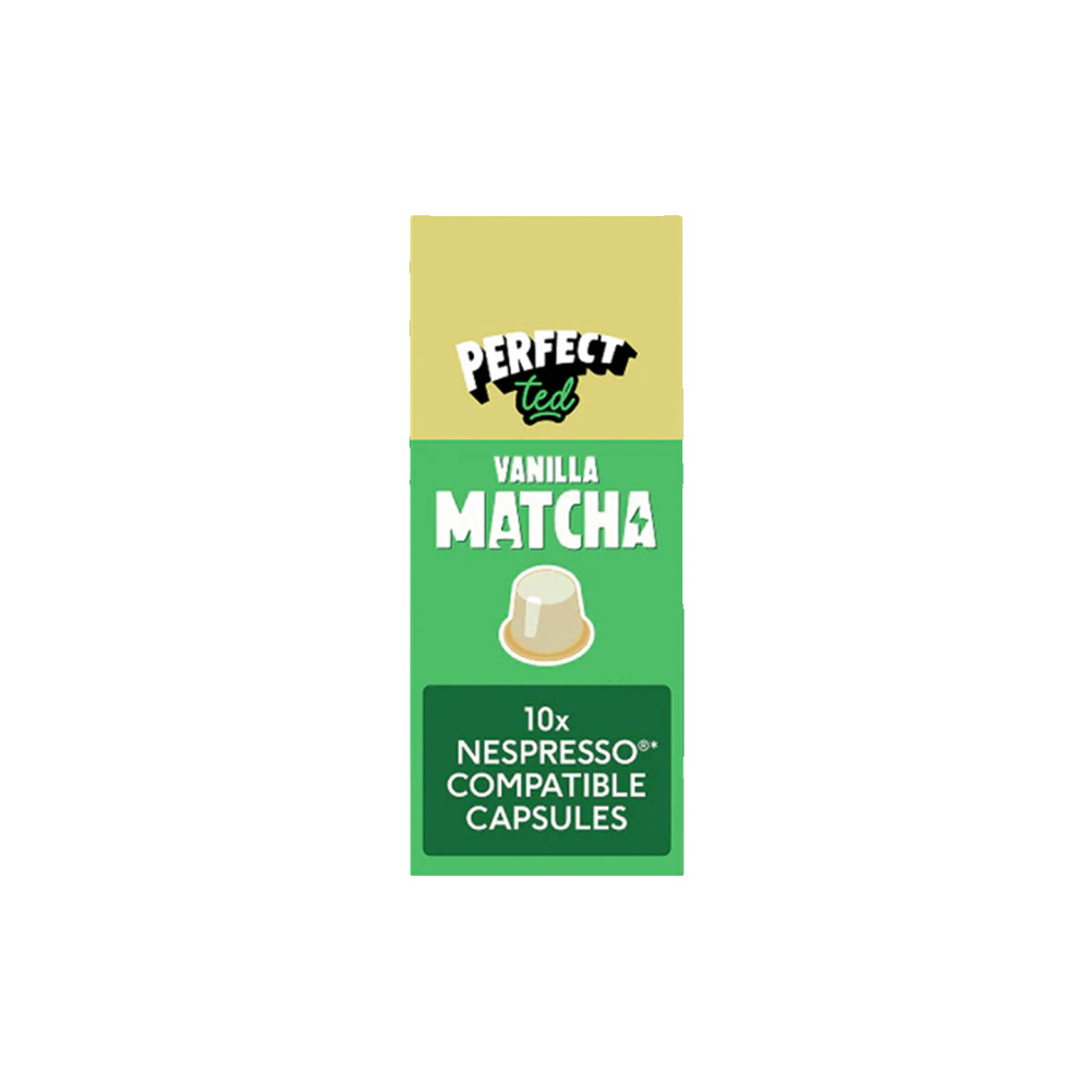 Vanilla-flavoured matcha pods for Nespresso® Original coffee machines ...