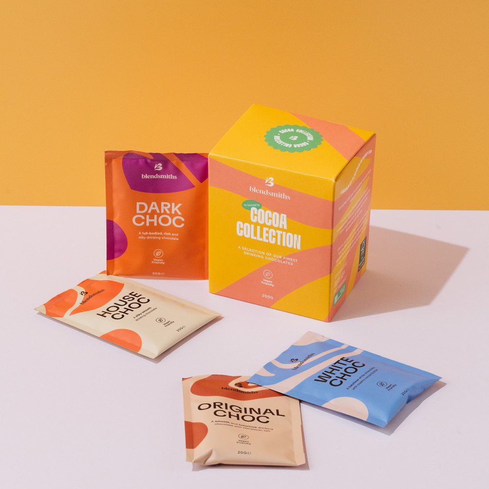 Karstās šokolādes komplekts Blendsmiths Cocoa Collection, 200 g