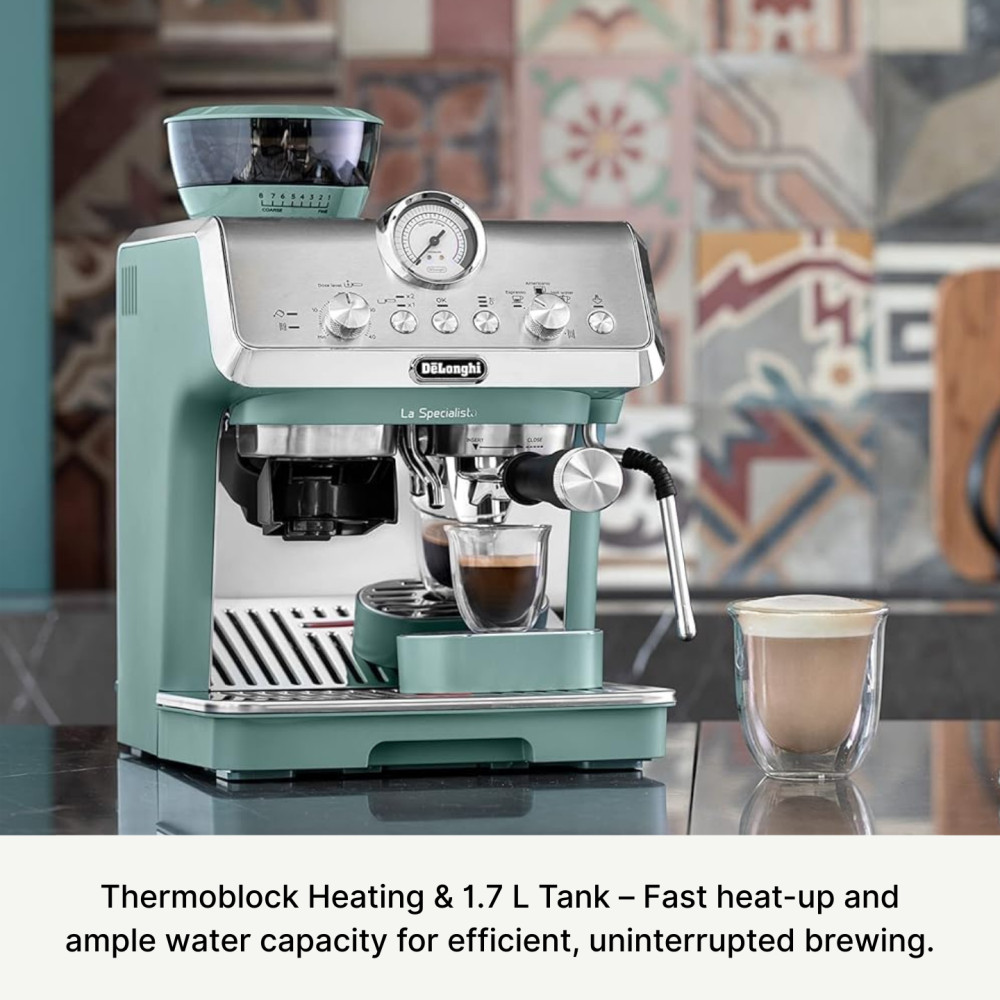 DeLonghi La Specialista Arte EC9155.GR Espresso Coffee Machine - Green