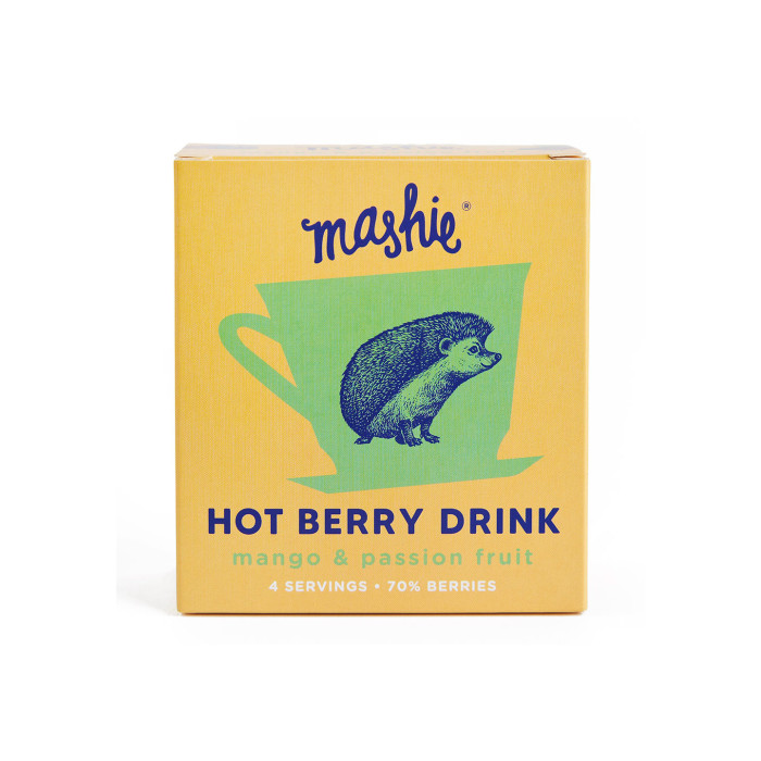 Mangų ir pasiflorų tyrė MASHIE Original by Nordic Berry, 4 porcijos