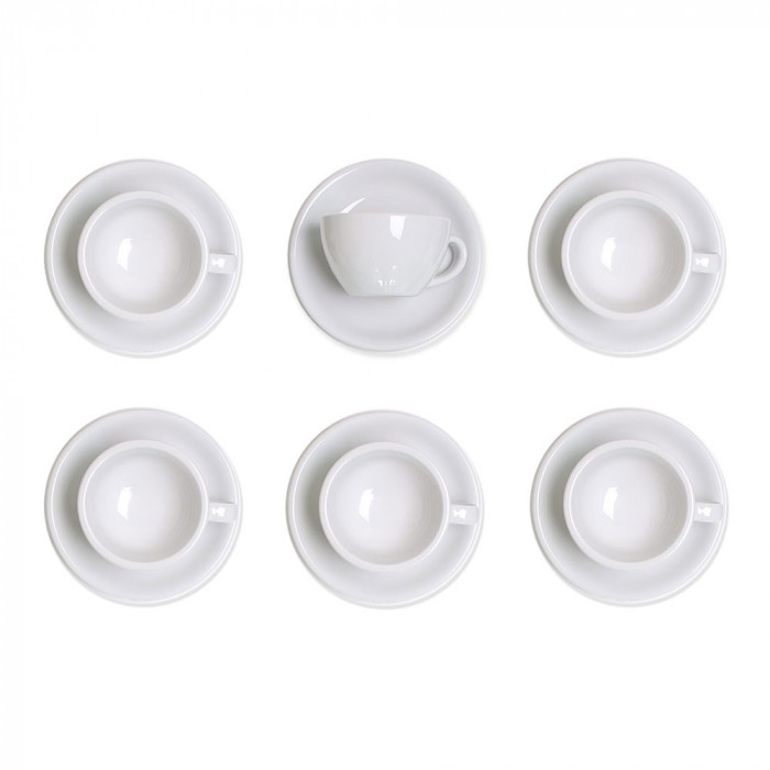 Set Von Latte Tasse Mit Untertasse Loveramics White 300 Ml 6 Stk Coffeefriend