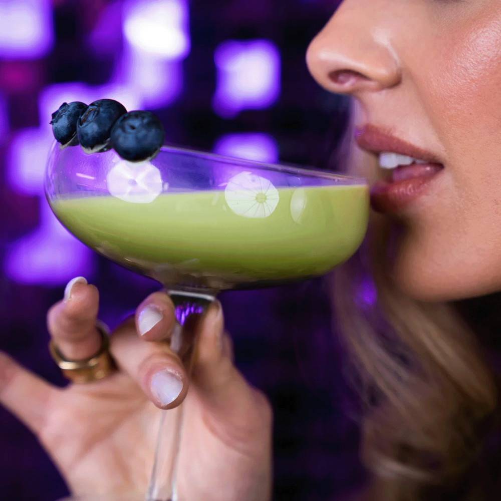 Blueberry-flavoured matcha green tea PerfectTed, 75 g | Coffee Friend