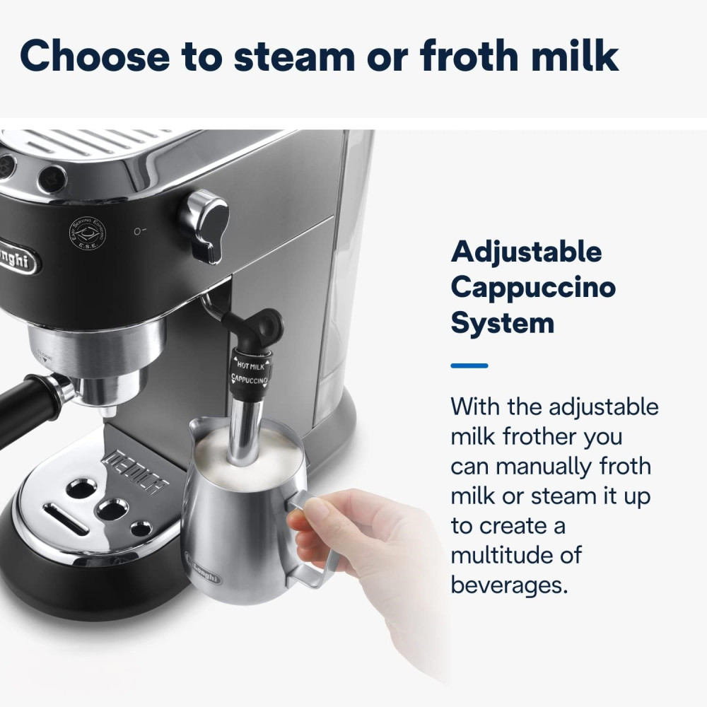 DeLonghi Dedica Style EC 685.BK Espresso Coffee Machine - Black