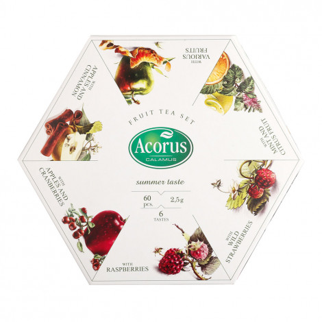 Fruit tea set ACORUS Summer Taste, 60 pcs. - Coffee Friend