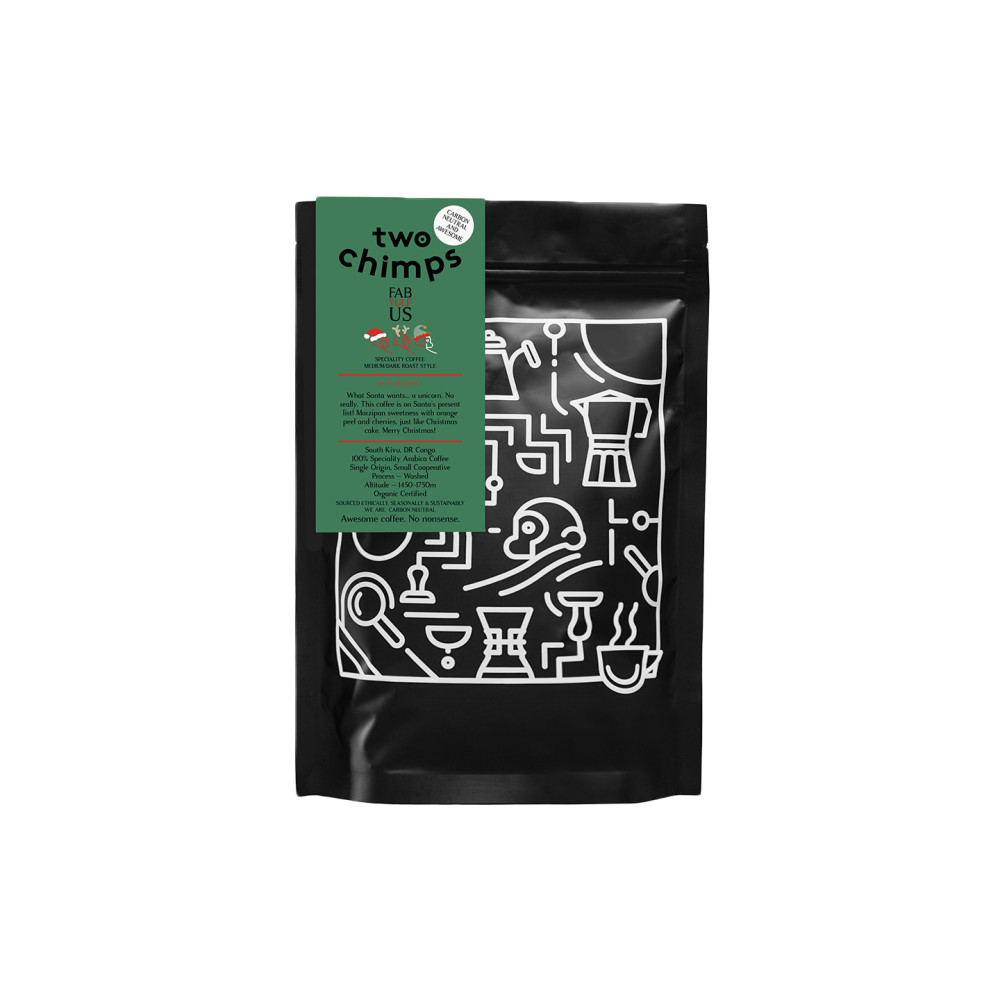 Coffee beans Two Chimps Fabyuleus, 250 g