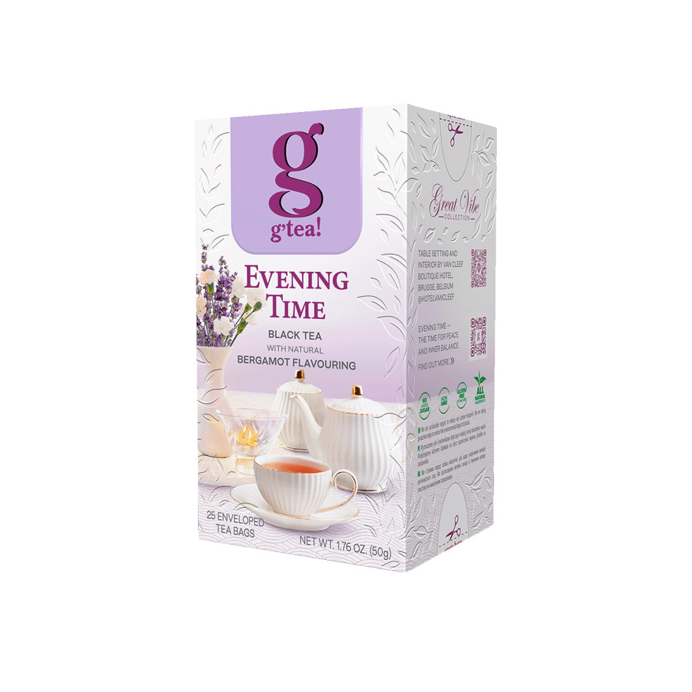 Black tea g’tea! Evening Time, 25 pcs.