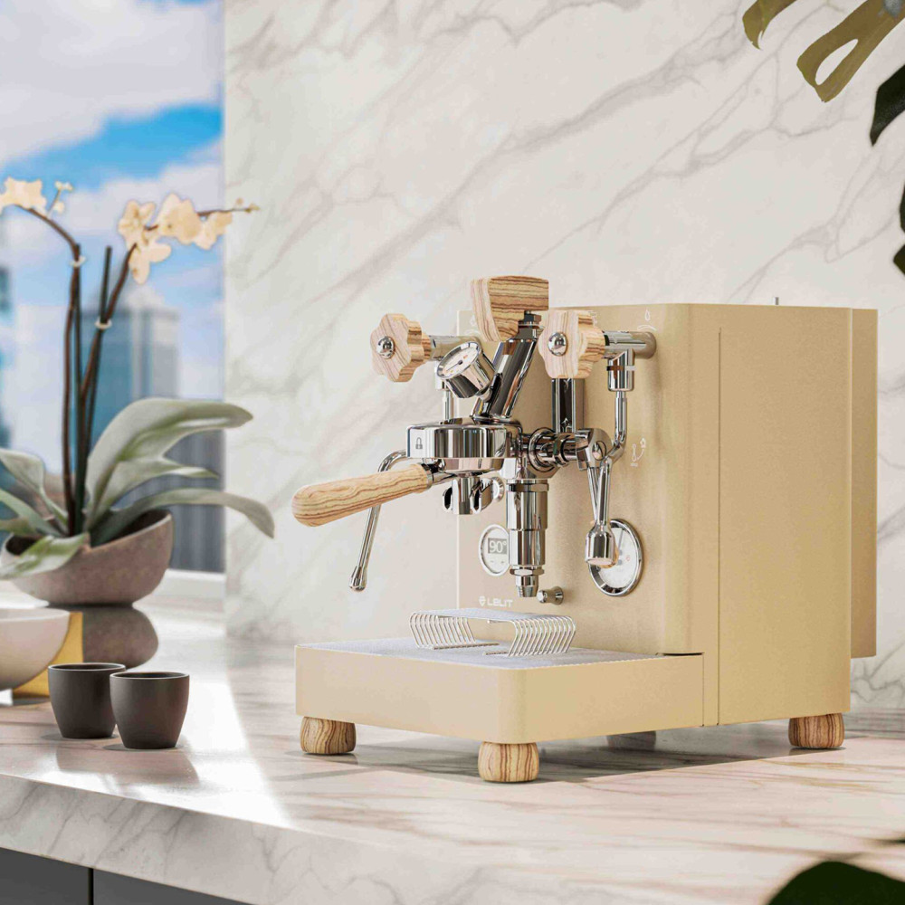 Lelit Bianca PL162T Limited Edition Dual Boiler Espresso Machine- Gold ...