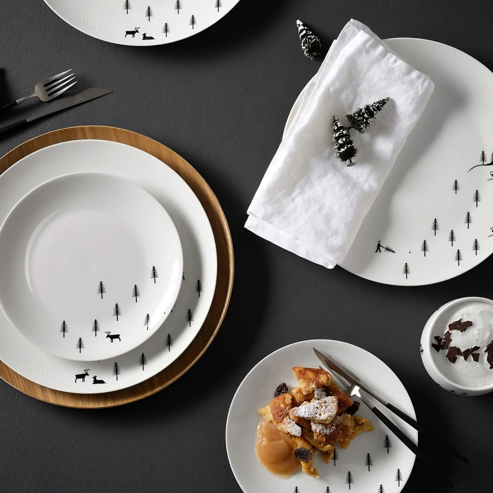 Dessert plate Asa Selection Snow Tracks, 20.5 cm | Coffee Friend