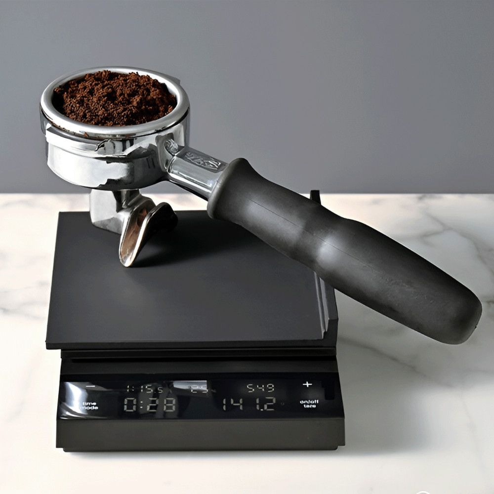 Siliconen hoes voor Hario Polaris koffieweegschaal – Zwart