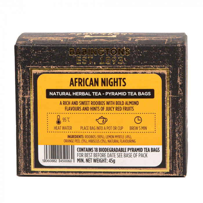 Herbal tea Babingtons African Nights, 18 pcs. - Coffee Friend