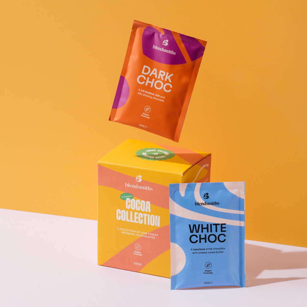 Karstās šokolādes komplekts Blendsmiths Cocoa Collection, 200 g