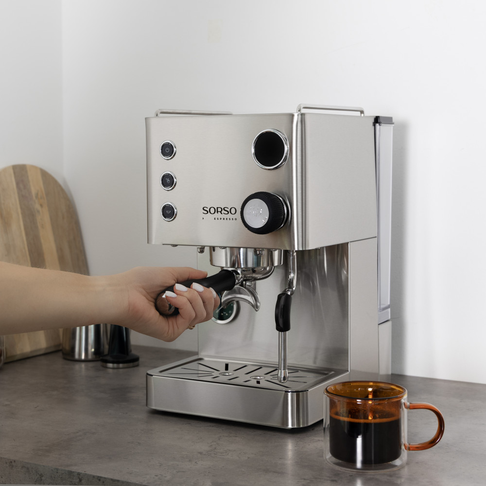 SORSO Espresso Machine - St. Steel