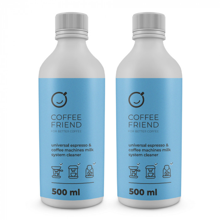 Universal milk system cleaner, 500 ml, 2 pcs. - Coffee Friend