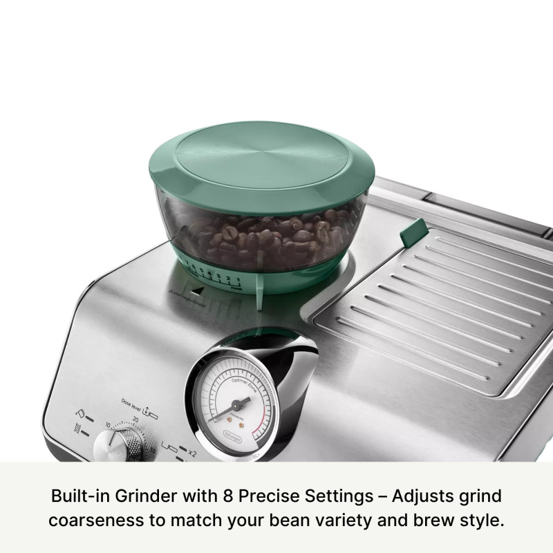 DeLonghi La Specialista Arte EC9155.GR Espresso Coffee Machine - Green ...