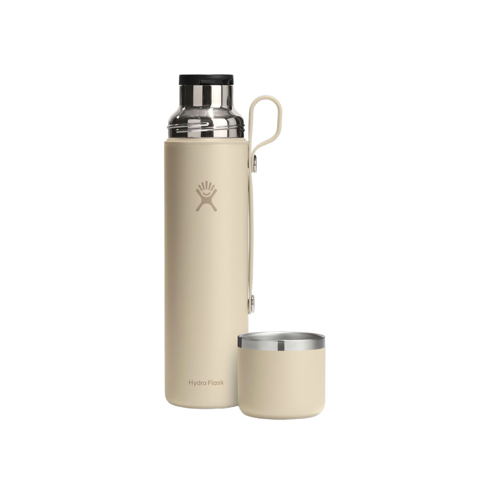 Hydroflask Hot Flask & Cup Oat Thermal Bottle with a Cup, 1064 ml