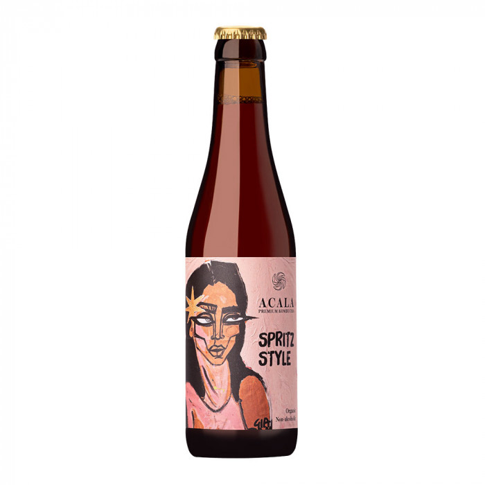 Organic fine sparkling fermented tea drink ACALA Premium Kombucha ...