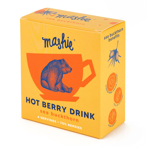 Astelpaju marjapüree MASHIE Original by Nordic Berry, 4 portsjonit