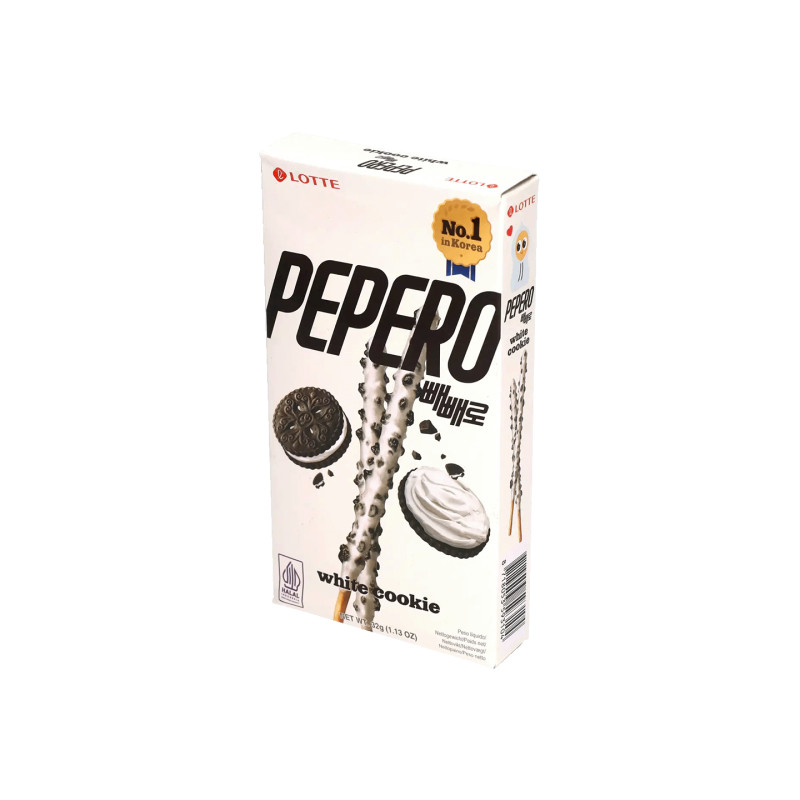 Cookie sticks Pepero White Cookie, 32 g | Coffee Friend