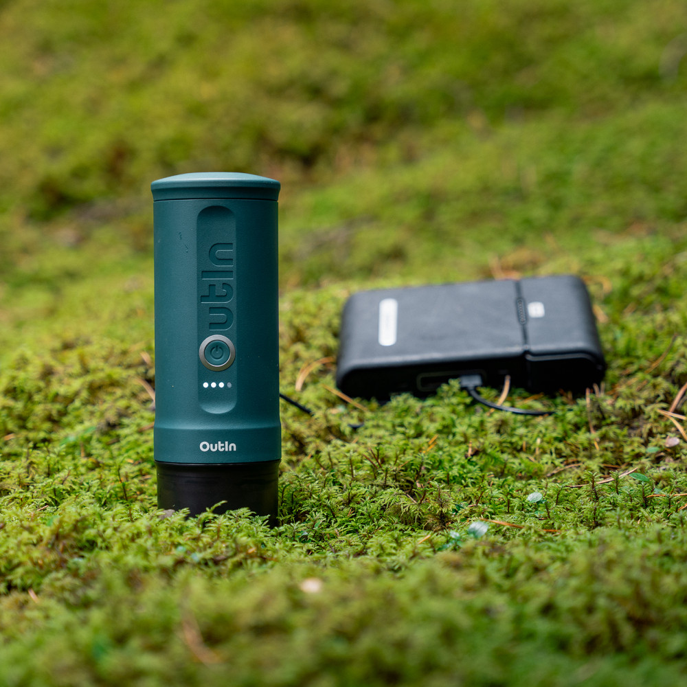 OutIn Nano Portable Espresso Machine - Teal | Coffee Friend