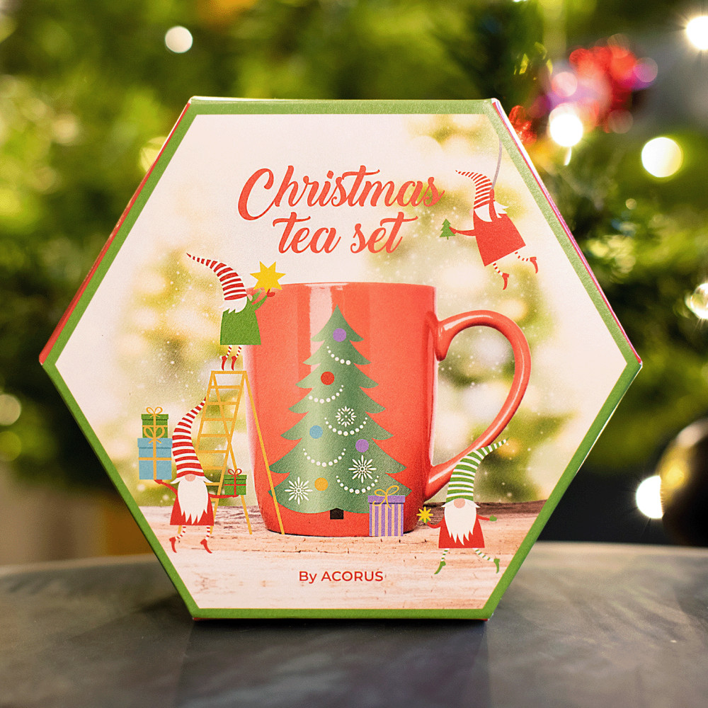 Christmas tea set Acorus, 60 pcs. (6 Christmasy flavours)